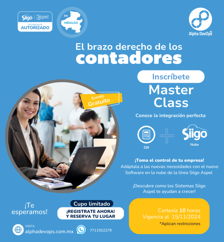 REGISTRO MASTER CLASS – alphadevops